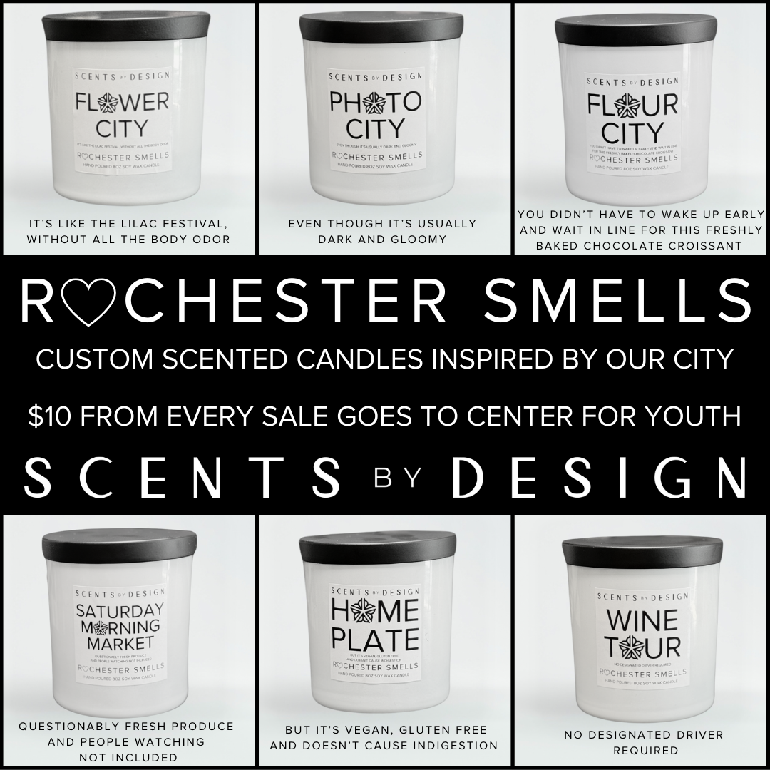 ROCHESTER SMELLS – Scents by Design Candle Bar
