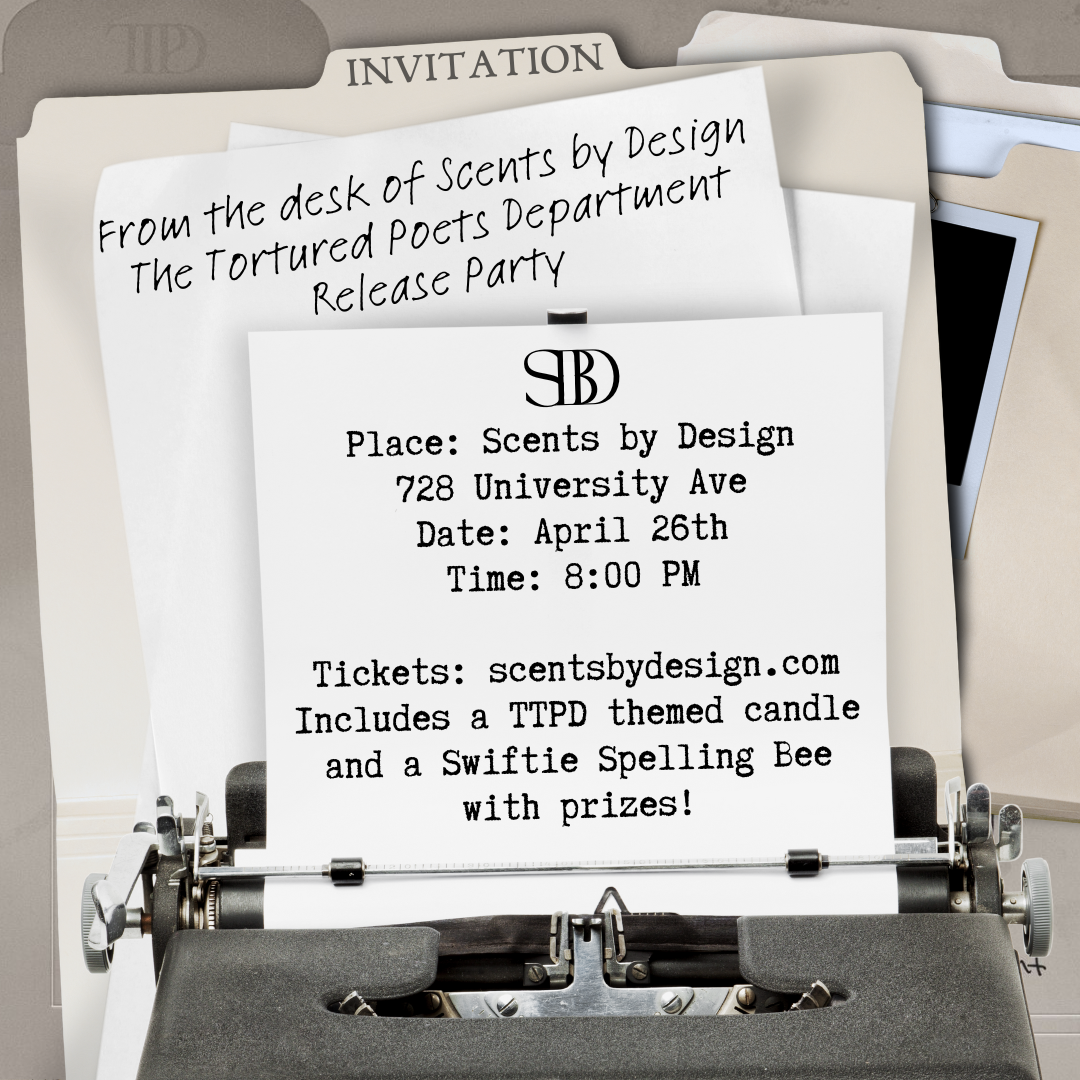 TTPD Release Party – Scents by Design Candle Bar